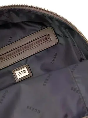 Guess Logo Plaque Zip-around Backpack