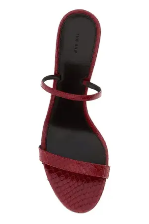 THE ROW Round-toe High-heeled Sandals