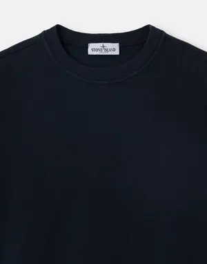 Stone Island Regular Fit Raglan Crew Neck Sweatshirt