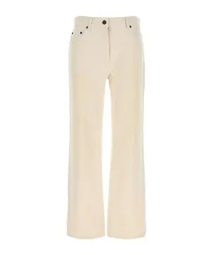 THE ROW Belt Loop Jeans - Beige