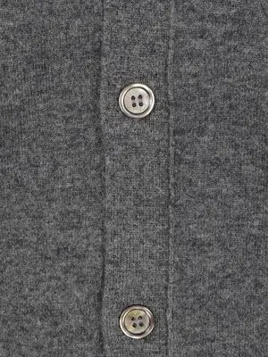 Comme Des Garçons V-neck Cardigan - Gray