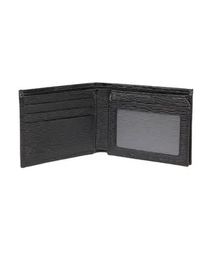 FERRAGAMO Logo Plaque Bifold Wallet