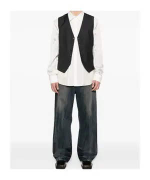 MAISON MARGIELA Pinstriped Button Vest