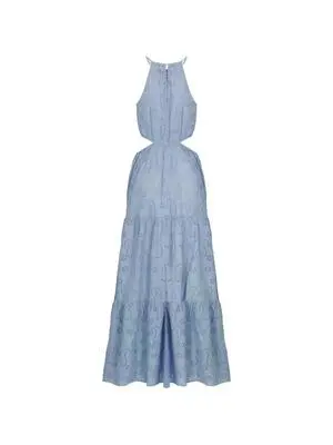 MC2 SAINT BARTH Kaby Broderie Anglaise Maxi Dress