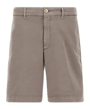 Brunello Cucinelli Belt Loop Shorts - Gray