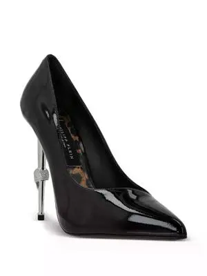 Philipp Plein Skull Detail Stiletto Pumps