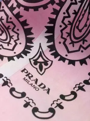 Prada Printed Cotton Scarf 65