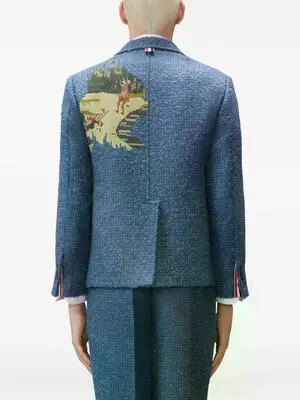 Thom Browne Lighthouse-embroidery Dinner Jacket