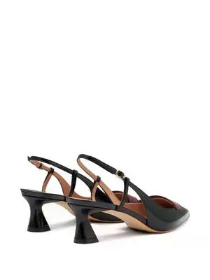 MALONE SOULIERS Suze Patent Leather Slingback Pumps