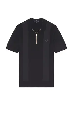 Fred Perry Panel Detail Knitted Polo In . Also