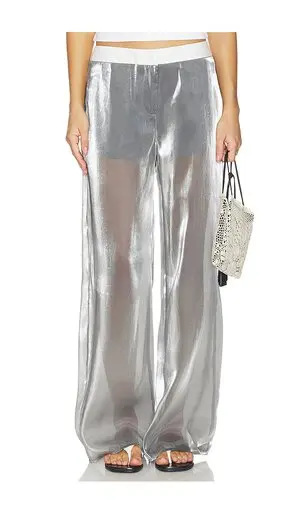 MADISON THE LABEL Ines Sheer Pant - Grey