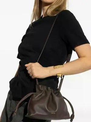 Loewe Flamenco Leather Bucket Bag