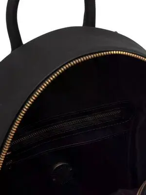 Moschino Logo Plaque Backpack - Black