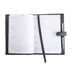 ROYCE NEW YORK 2026 Weekly Refillable Calendar Planner - Blue