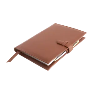 ROYCE NEW YORK 2026 Weekly Refillable Calendar Planner - Tan