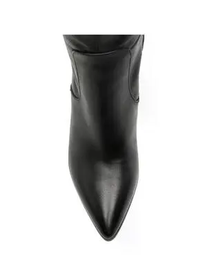 ADRIANNA FERETTI Buckle-detail Pointed-toe Boots
