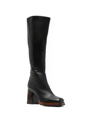 ADRIANNA FERETTI Square-toe Platform Boots