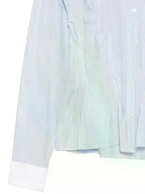 MERYLL ROGGE Striped Pleated Shirt