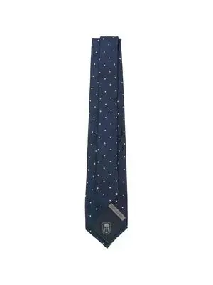 Corneliani Polka-dot Silk Tie