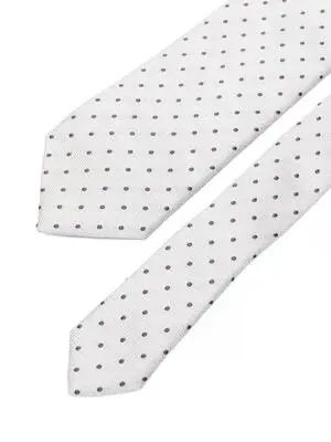 Corneliani Polka-dot Silk Tie