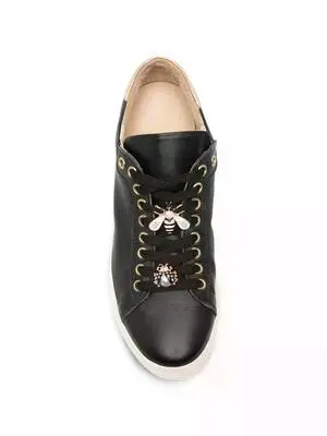 SERGIO MORETTI FIRENZE Metallic Panel Sneakers With Embellishments