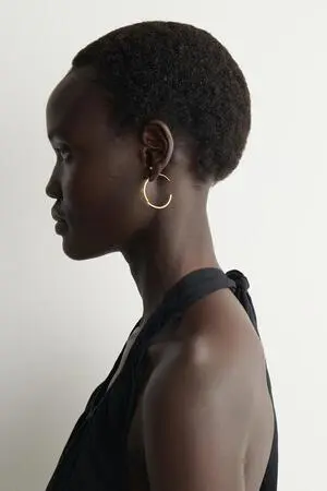 Cos Stacked Hoop Earrings