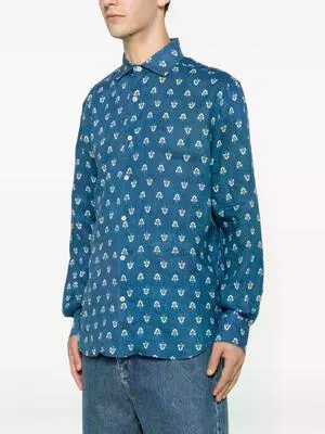 MC2 SAINT BARTH Floral-print Buttoned Shirt