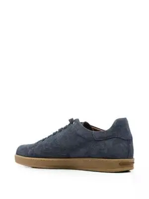 ALBERTO GOZZI Perforated Suede Lace-up Sneakers