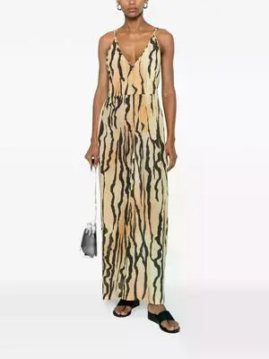 Nanushka Fyana Animal-print Maxi Dress