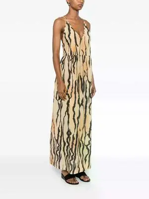 Nanushka Fyana Animal-print Maxi Dress