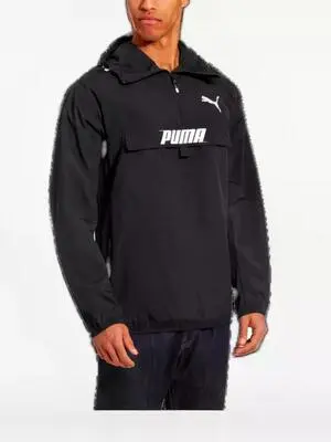 PUMA Logo-print Half-zip Jacket