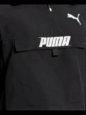 PUMA Logo-print Half-zip Jacket