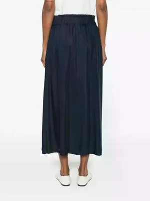 Gant Elasticated Waistband Gathered Midi Skirt