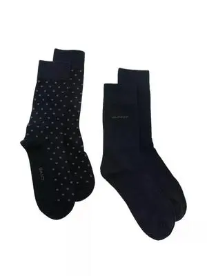 Gant Logo Print Socks Set - Blue
