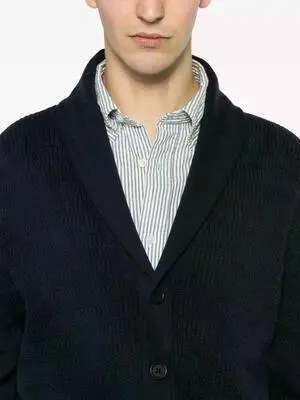 Gant Shawl Collar Waffle Knit Cardigan