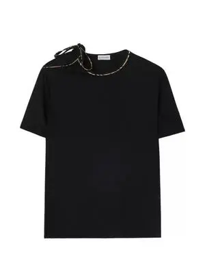 Burberry Tie-sleeve Cotton T-shirt