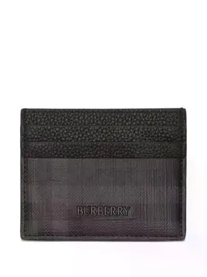 Burberry City Check Card Case - Grey