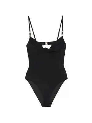 Zimmermann Mahon Trim-detail Swimsuit - Black