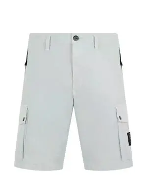 Stone Island Logo Patch Cargo Shorts