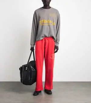 CHERRY LOS ANGELES Hollywood Parachute Straight Sweatpants