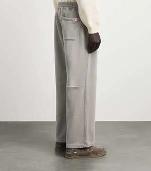 CHERRY LOS ANGELES Hollywood Parachute Straight Sweatpants - Grey