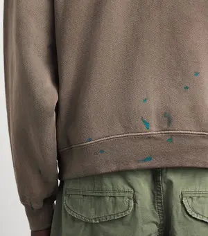 CHERRY LOS ANGELES Distressed Zip-up Hoodie