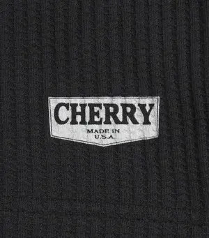 CHERRY LOS ANGELES Cotton-blend Waffle-knit Sweater