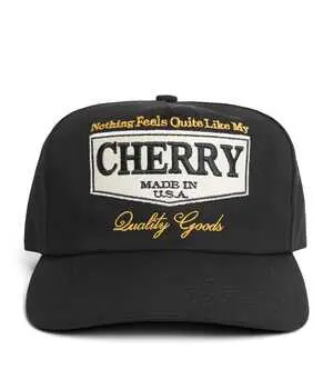 CHERRY LOS ANGELES Embroidered Logo Cap - Black