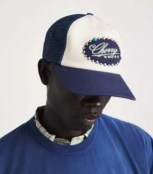 CHERRY LOS ANGELES Embellished Trucker Cap