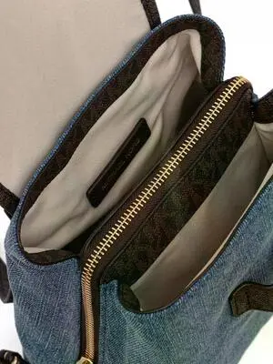 Michael Kors Denim Monogram Backpack