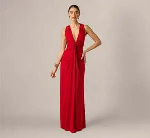 Adrianna Papell Spaghetti Strap Evening Dresses