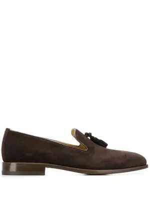SCAROSSO Rolando Ebano Tassel Loafers - Brown