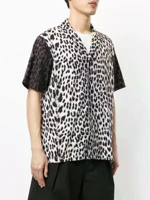 PORTS V Leopard Print Short Sleeve Shirt
