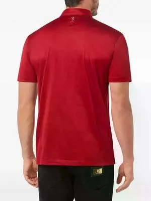 BILLIONAIRE Crest-embroidered Polo Shirt - Red